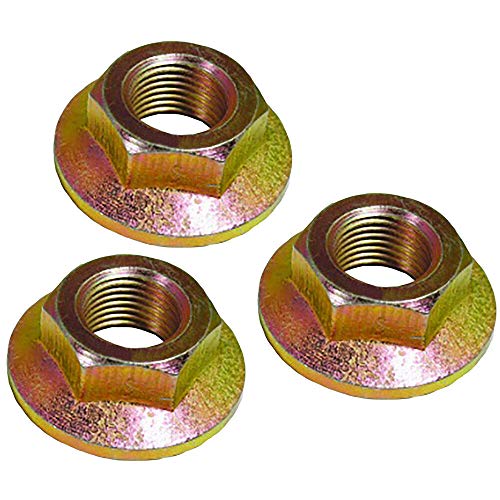 TITISKIN (3 Pack) Spindle Blade Nut for Cub Cadet Zero Turn Mower RZT 50 - RZT 54 - RZT42