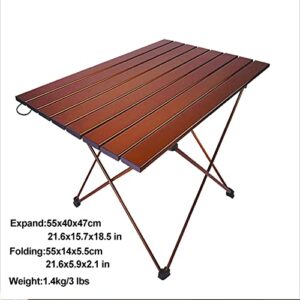 SUNESA Portable Picnic Table Portable Table Picnic Beach Fishing Folding Table Outdoor Lightweight Backpacking Camping Desk with Carry Bag Foldable Camping Table