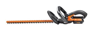 worx wg255.1 20v powershare 20″ cordless electric hedge trimmer