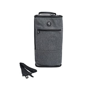 geckobrands Verticool Cooler Bag, Everyday Grey - Insulated Soft Cooler for Golf, Beach