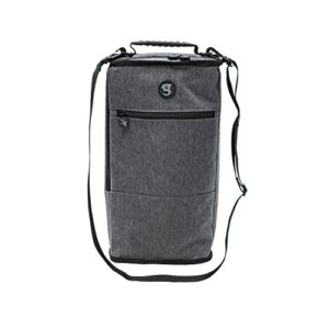 geckobrands Verticool Cooler Bag, Everyday Grey - Insulated Soft Cooler for Golf, Beach