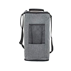 geckobrands Verticool Cooler Bag, Everyday Grey - Insulated Soft Cooler for Golf, Beach