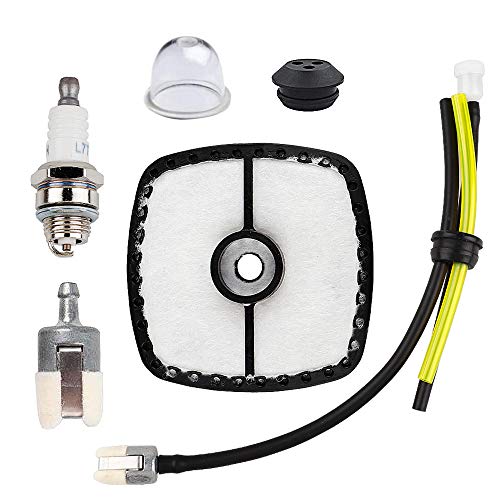 HPENP Tune Kit with Air Filter Spark Plug Primer Bulb Fuel Vent Assemblies for Echo GT225 GT225i PAS225 PE225 PPF225 SHC225 SHC225s SRM225 SRM225i SRM225SB SRM225U Trimmer