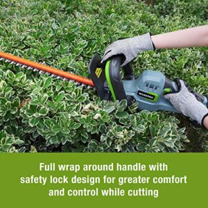 WORKPRO 20V Cordless Hedge Trimmer and Cordless String Trimmer, 2-Piece 2.0Ah Batteries and Fast Chargers