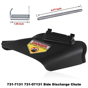 731-07131 Lawn Mower Side Discharge Chute, Compatible with MTD, Cub Cad, Craftsman, Murray Hand-Pushed Lawn Mower, Also for Troy Bilt Mower TB110, TB130, TB200, TB230, TB240, etc, Replaces 731-7131.