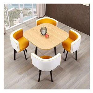 Office Business Hotel Lobby Dining Table Set, Business Coffee Table Office Table and Chair Set, Cafe Table and Chair Set Office Lounge Meeting Room Study Room Study Room Bedroom Living Room Hotel Rece