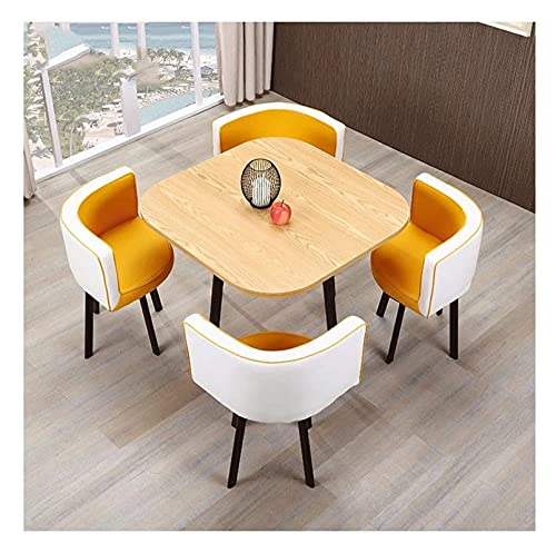 Office Business Hotel Lobby Dining Table Set, Business Coffee Table Office Table and Chair Set, Cafe Table and Chair Set Office Lounge Meeting Room Study Room Study Room Bedroom Living Room Hotel Rece