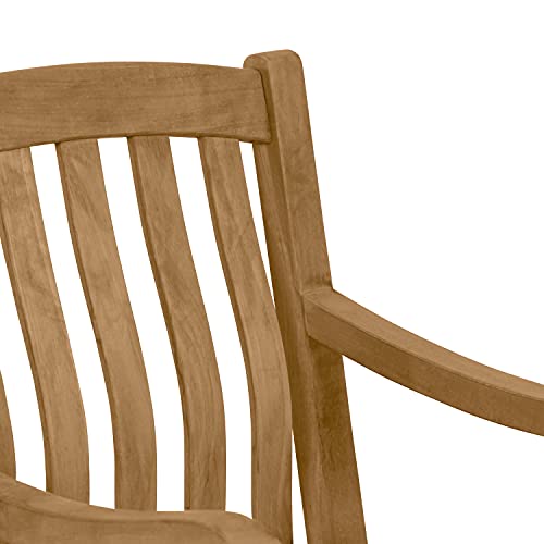 Cambridge Casual 120330-TW-XX-XX-XX Arie Dining Armchair, Natural Teak