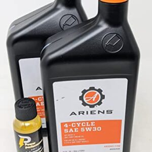 Ariens 000676 SAE 5W-30 Sno-Thro Engine Oil Quart (2-Pack) and Fuel Treatment