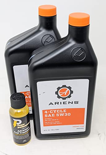 Ariens 000676 SAE 5W-30 Sno-Thro Engine Oil Quart (2-Pack) and Fuel Treatment