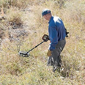 Bounty Hunter Land Ranger Pro Metal Detector, 11 Inch Waterproof DD Searchcoil, Adjustable Length, Lightweight, Ergonomic, Comfortable Padded handgrip, and armrest, Detect Coins Up To 10 Inches Deep