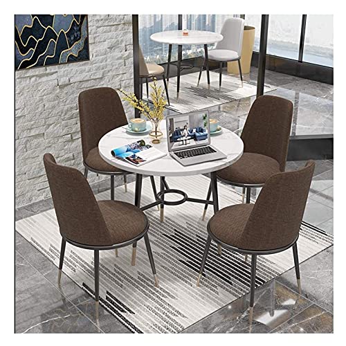 Office Business Hotel Lobby Dining Table Set, Business Coffee Table Office Table and Chair Set, Office Table and Chair Set Creative Round Table Study Living Room Bedroom Home Company Company Shop Rece