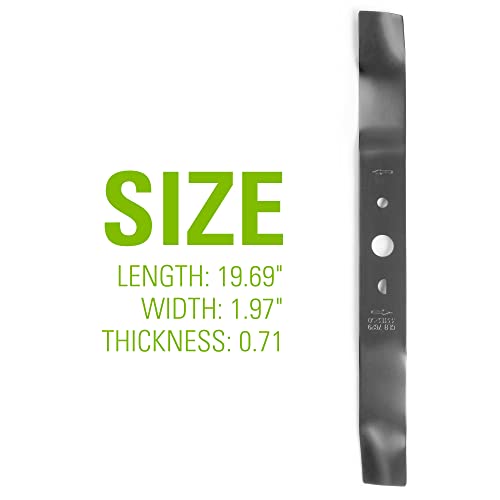 Greenworks 21-Inch Replacement Lawn Mower Blade 29423 for Greenworks mower 25112