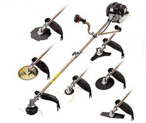 chikura 52cc multi 7 in1 petrol strimmer grass whipper snipper brush lawn mower