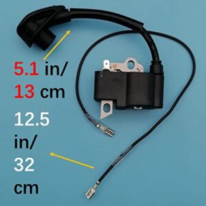 Tuzliufi Ignition Module Coil Compatible with Stihl Hedge trimmer HS81 HS86 4237 400 1302 4237-400-1302 HL82T HS82 HS82R HS82T HS82RC HS87 HS87R HR87T 4237-400-1305 4237 400 1305 4237 400 1307 Z784