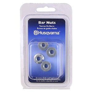 husqvarna 531300382 chain saw bar nuts, 4 pack