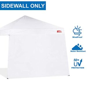 MASTERCANOPY Canopy Sidewall for 10x10 Slant Leg Canopy Tent 1pc White