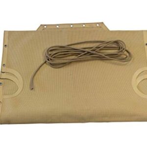 Sling and Cord Replacement for Grosfillex - Marina, Nautical and Catalina Chase Loungers-Khaki