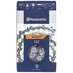 Husqvarna 585550084 24" C83 X-Cut 24" Chain 3/8" .050" 84 DL 3 Pack