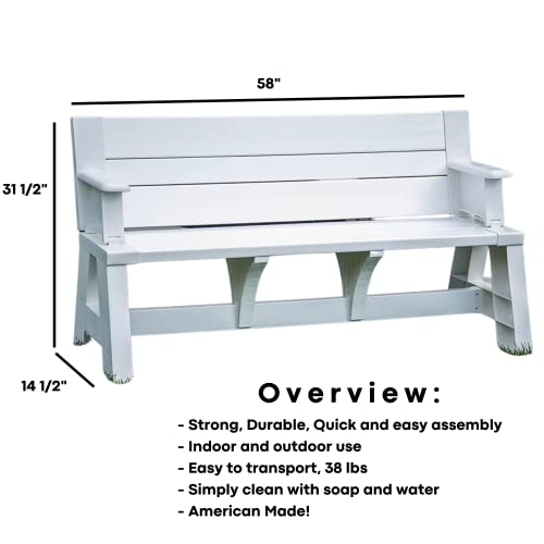 NEW Convert-A-Bench (White)