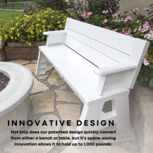 NEW Convert-A-Bench (White)