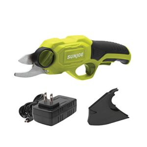 sun joe pj3600c 3.6 v 2000 mah 0.6 sec rapid cutting cordless rechargeable power pruner, green, pack of 1