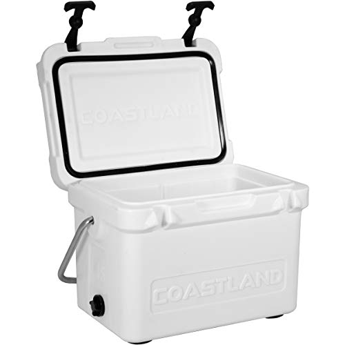 Coastland Bay Series 15 Quart Cooler Premium Lightweight Everyday Use Insulated Cooler, white (CB15)