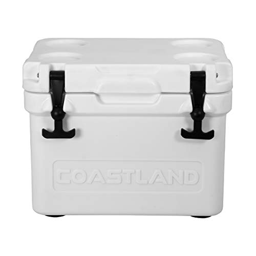 Coastland Bay Series 15 Quart Cooler Premium Lightweight Everyday Use Insulated Cooler, white (CB15)