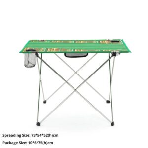 DOUBAO Camping Equipment Outdoor Portable Foldable Folding Fishing Table Desk Travel Picnic Aluminium Alloy