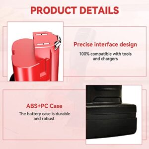 VANON Replacement Battery For Milwaukee M 12 Battery 6.0Ah 12V Battery Pack,Lithium-Ion XC Extended Capacity Batteries 48-59-2401 48-59-1812 48-11-2420 48-11-2402 48-59-1812 48-11-2411 2510-20(2-Pack)