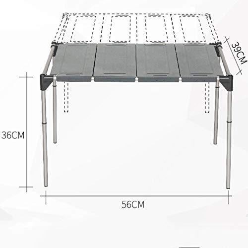 DOUBAO Portable Folding Table Camping Hiking Desk Traveling Outdoor Picnic Aluminium Alloy Foldable