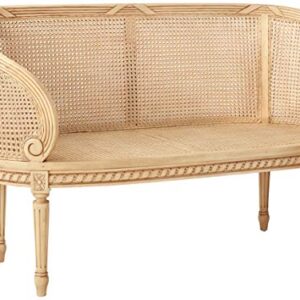 Parisian Oval Rattan Settee