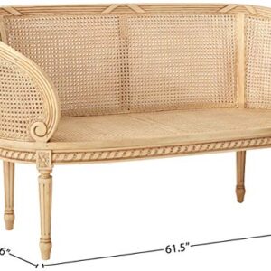 Parisian Oval Rattan Settee