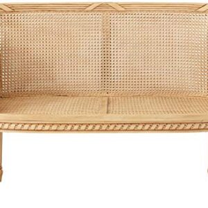 Parisian Oval Rattan Settee