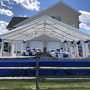 Quictent 20' X 32' /6M X 10M Galvanized Heavy Duty Party Tent Wedding Canopy Gazebo Carport Shelter with Carry Bags