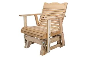 kilmer creek 2 foot natural cedar porch glider, amish crafted