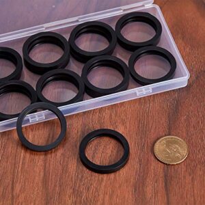 Frienda Gas Can Spout Gaskets Rubber Ring Can Gaskets Fuel Washer Seals Spout Gasket Sealing Rings Replacement Gas Gaskets Compatible with Most Gas Can Spout (10 Pieces)