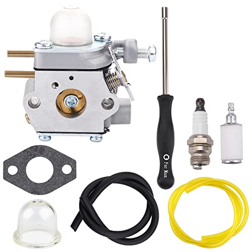 Dalom 753-06190 Carburetor w Carb Adjustment Tool for Troy Bilt TB22 TB21EC TB22EC TB32EC TB42EC TB80EC TB2040XP Trimmer Weed Eater Murray M2500 M2510 Brushcutter