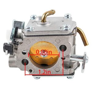 MOTOALL 372XP X-Torq Chainsaw Carburetor Replace for Husqvarna 581100701 RWJ-4B