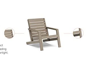 homestyles 5675-12 Sustain Outdoor Lounge Chair, Gray