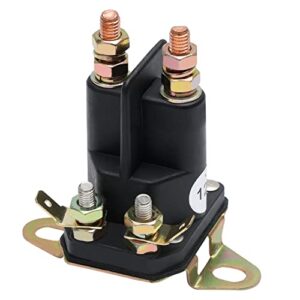 mayspare 4 pole starter solenoid relay switch 145673 compatible with briggs & stratton engine mtd sears and craftsman lt1000,poulan husqvarna 146154 145673 73233 109081x