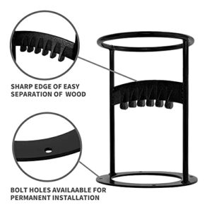 Gewsoy Log Splitter, Firewood Kindling Splitter, Carbon Steel Wood Splitter, Kindling Splitter for Wood, Manual Log Splitter Wedge, Wood Splitter Wedge