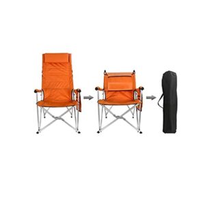 GFHLP Outdoor Portable Picnic Tourist Backrest Folding Chair is Compact Durable and Light Weight