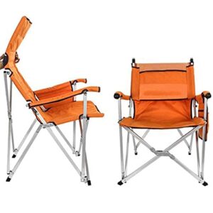 GFHLP Outdoor Portable Picnic Tourist Backrest Folding Chair is Compact Durable and Light Weight