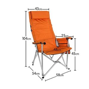 GFHLP Outdoor Portable Picnic Tourist Backrest Folding Chair is Compact Durable and Light Weight