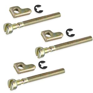 worldity 3 set chain tensioner adjuster screw kit, craftsman chainsaw parts for husqvarna poulan craftsman 137 142 chainsaw parts