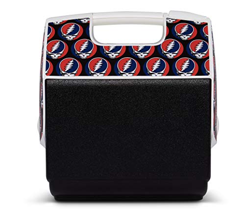 Igloo Limited Edition Grateful Dead Steal Your Face Playmate Pal 7 Qt Cooler, Multi