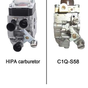 Hipa C1Q-S97 FS38 FS55R Carburetor for STIHL FS55 FS55R FS38 FS45 FS46 KM55 HL45 FS45L FS45C FS46C FS55C FS55RC String Trimmer Weed Eater Parts