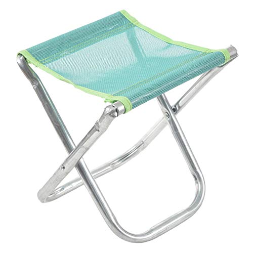 TRENTSNOOK Exquisite Camping Stool Portable Aluminum Alloy Folding Chair Stool Seat Outdoor Fishing Camping Picnic Mat