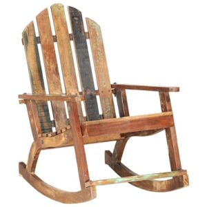 SKM Garden Rocking Chair Solid Reclaimed Wood